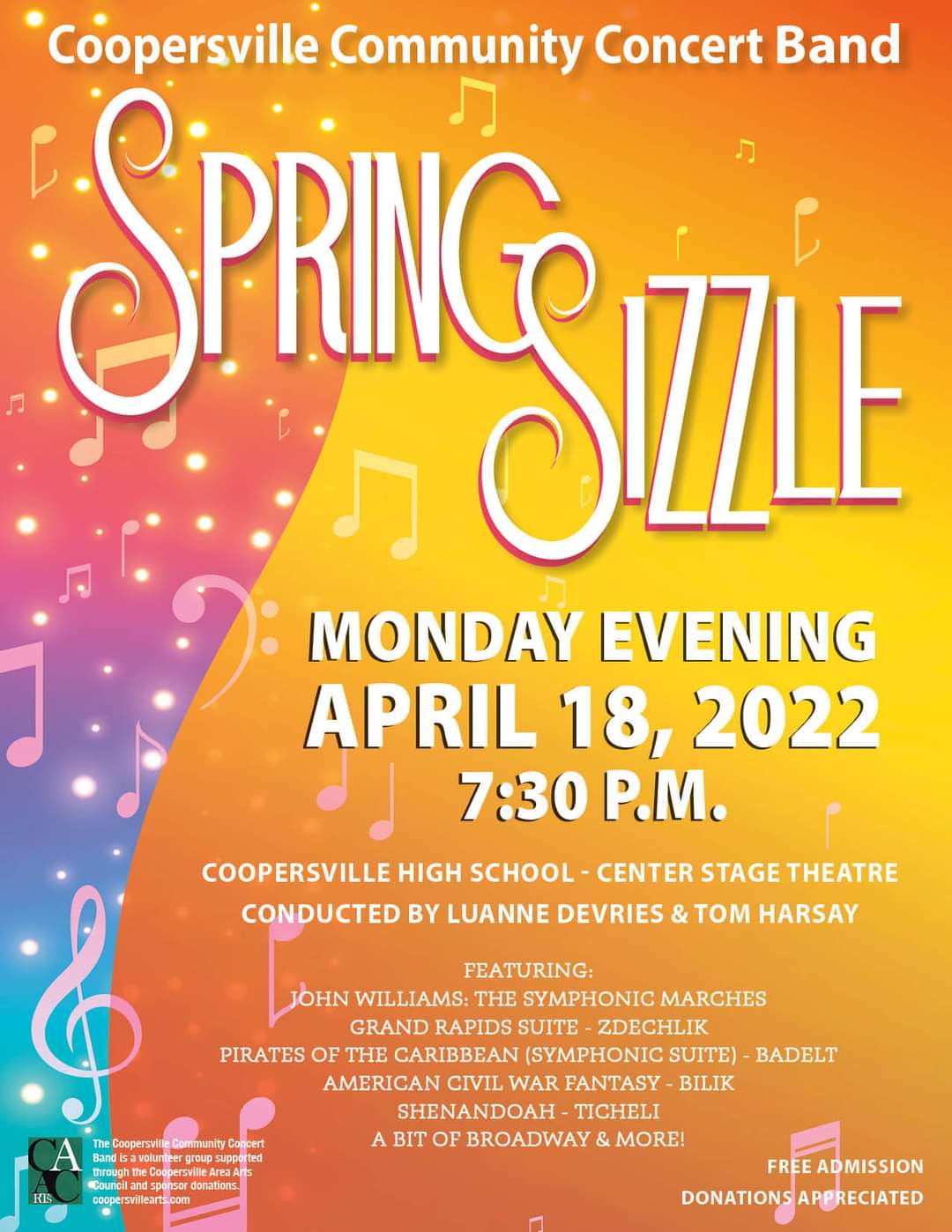 COMMUNITY BAND CONCERT | CoopersvilleAreaArts